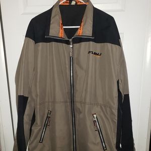 FUBU | Jackets & Coats | Fubu Mens Gray And Black Jacket In Xxl | Poshmark